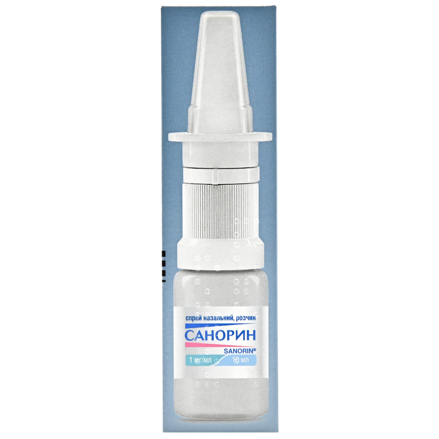 Sanorin spray nasal solution 1 mg/ml bottle 10 ml - Online drugstore